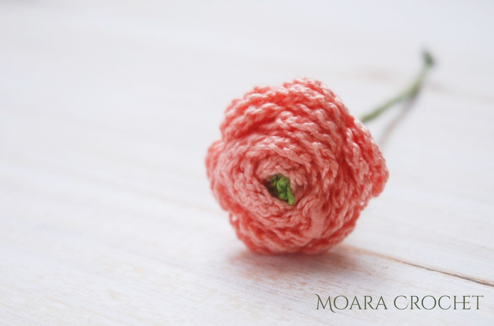 Crochet Ranunculus Flower Easy Crochet Rose Step by Step - Etsy