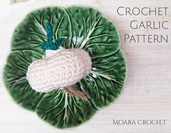 Crochet Garlic Pattern Make Your Own Crochet Root Vegetable - Etsy