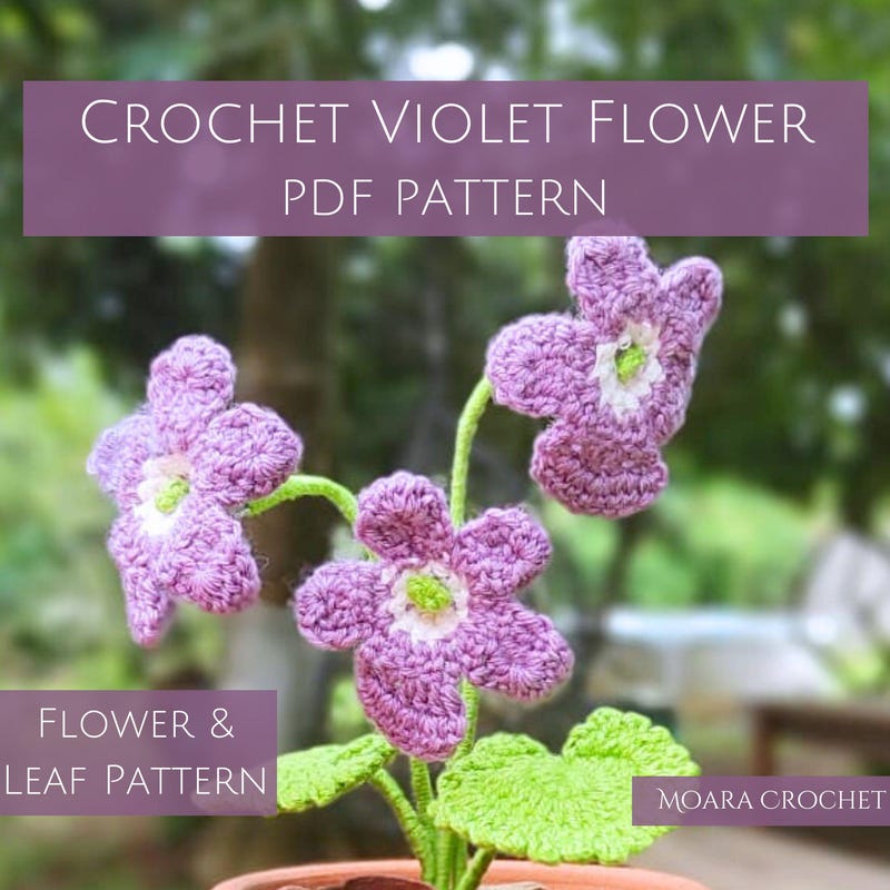 Violet Leaves Lot - Etsy