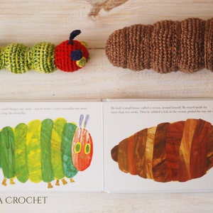 Crochet Caterpillar Life Cycle Play Set Pattern - the Very Hungry ...