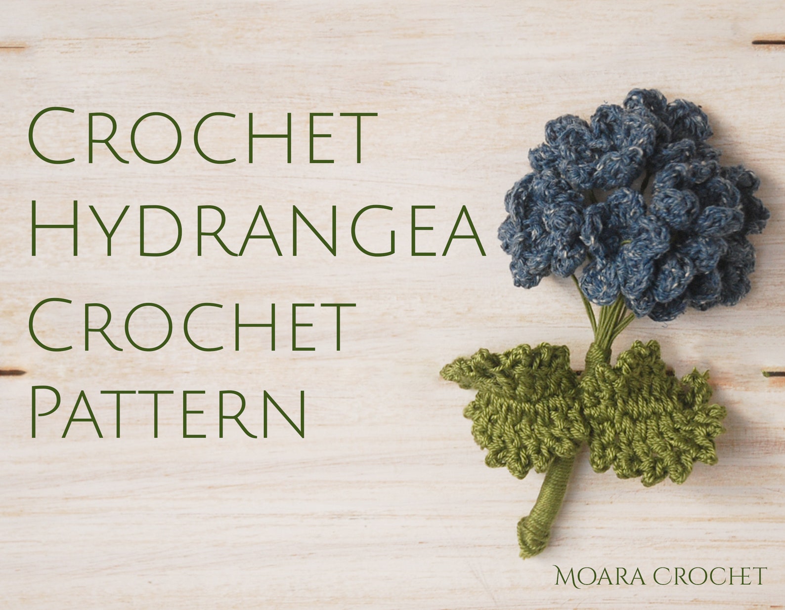 Crochet Hydrangea Crochet Pattern Flower Pattern | Etsy
