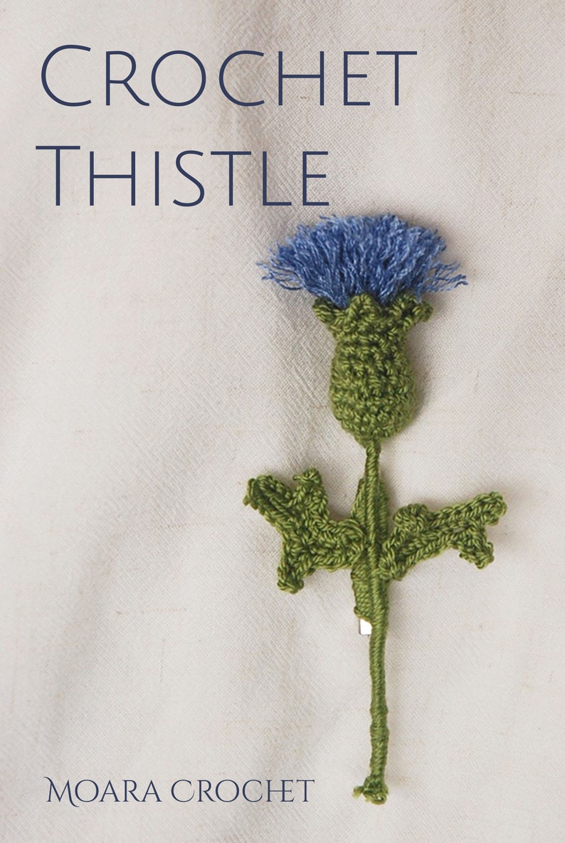 Crochet Thistle Pattern - Step by Step Crochet Flower Pattern With ...