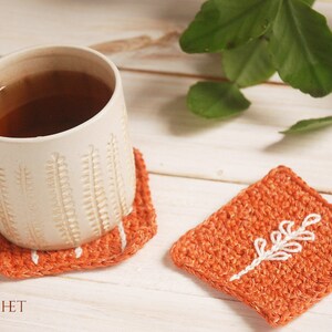Wheat Crochet Coaster | Easy Crochet Pattern With Step by Step Guide to ...