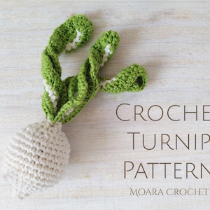 Crochet Turnip Pattern - Make Your Own Crochet Root Vegetable, Great as ...