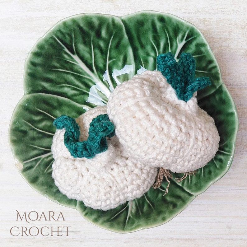 Crochet Garlic Pattern - Make Your Own Crochet Root Vegetable, Great as ...