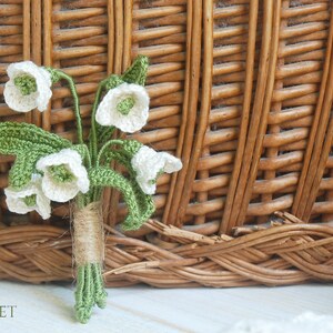 Crochet Snowdrops Flower Pattern - Step by Step Crochet Flower and ...