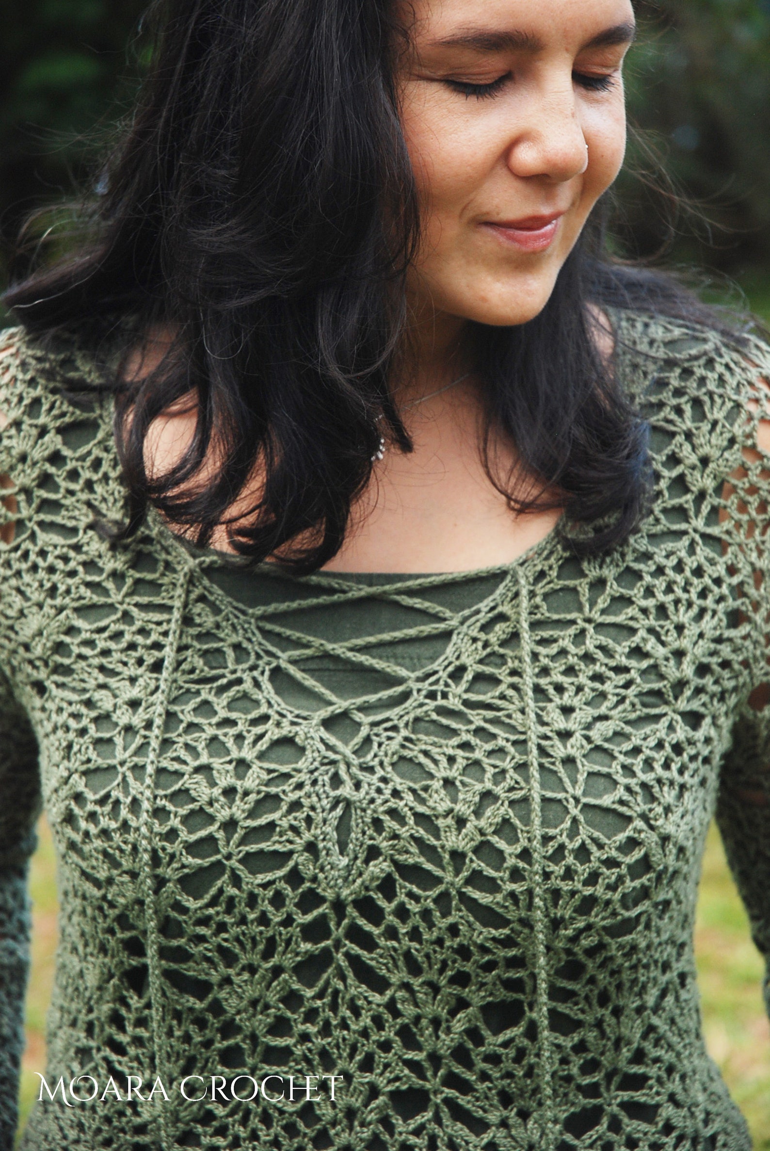 Chandra Crochet Tunic Pattern Step by Step Written Photo - Etsy