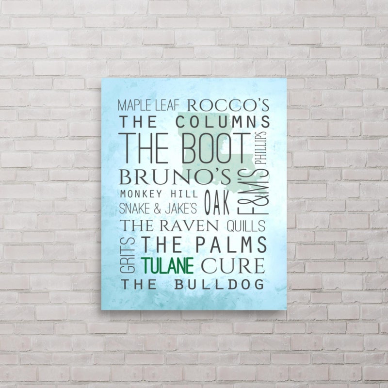 Tulane Art - Etsy