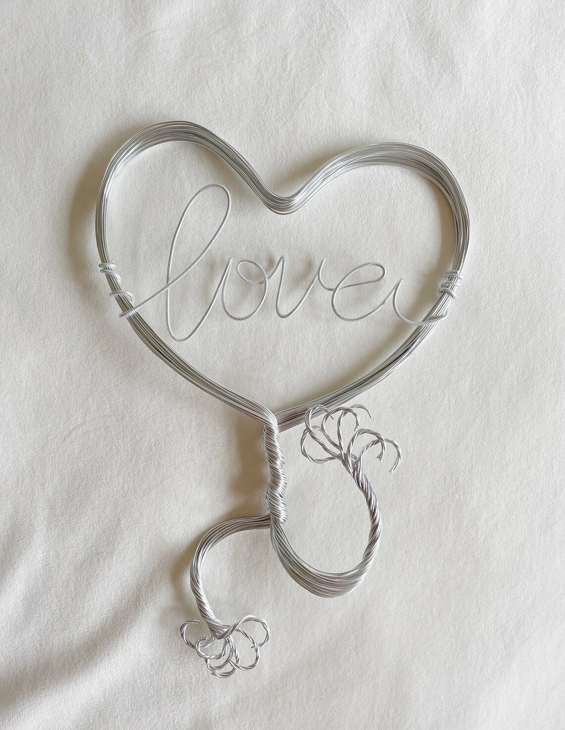 Wire Decor Heart "love" - Etsy