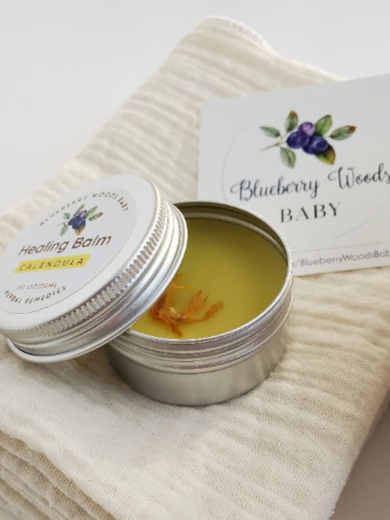 Calendula Salve, Herbal Salve | Organic Baby Balm | Unscented Eczema ...