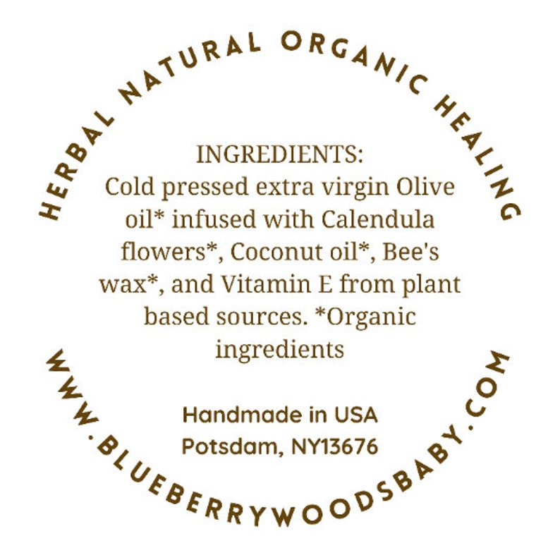 Calendula Salve, Herbal Salve | Organic Baby Balm | Unscented Eczema ...