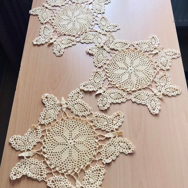 Butterfly Doily - Etsy