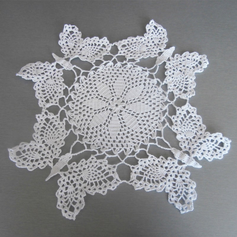 Square Crochet Doily - Etsy