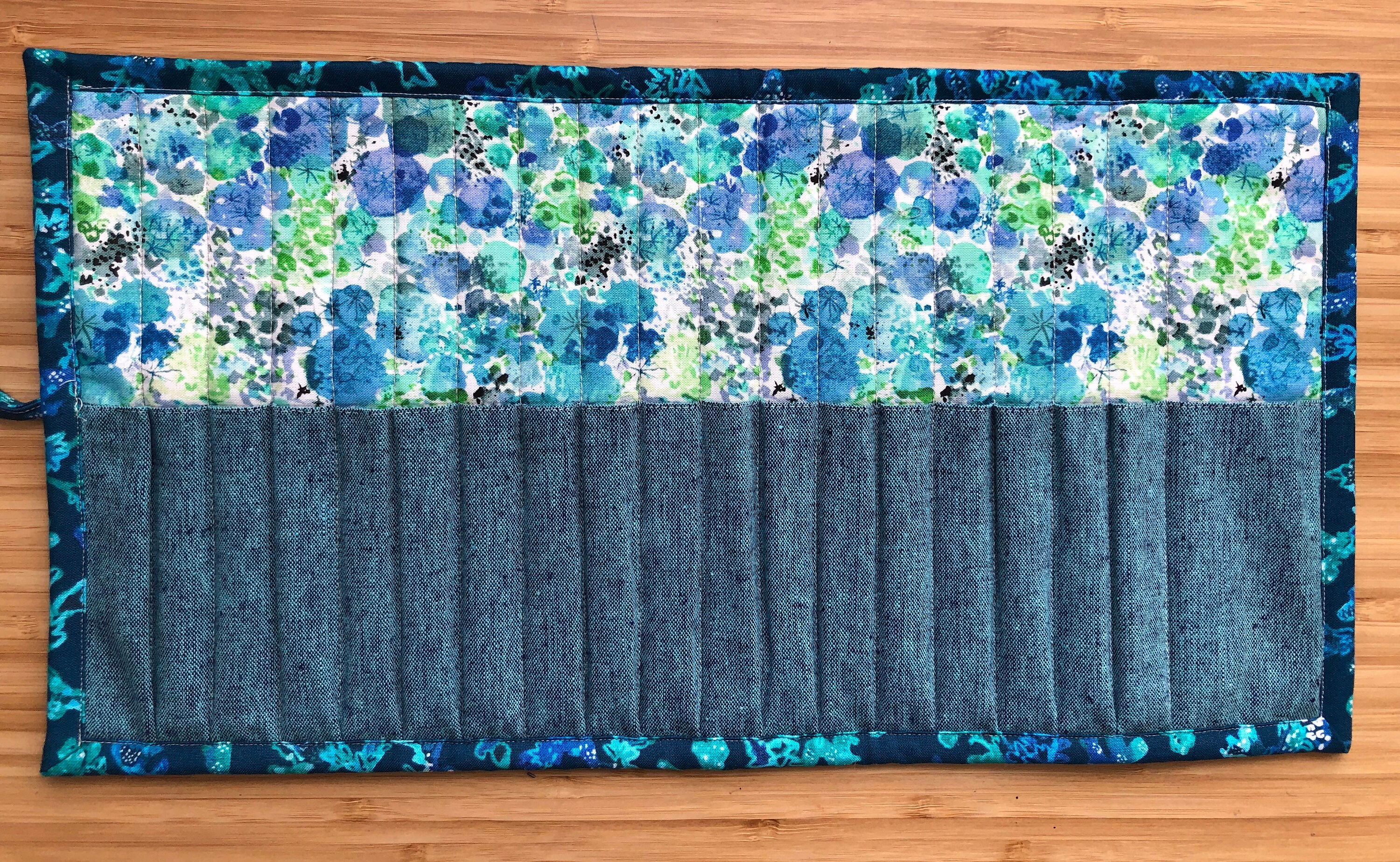 Stockmar pencil roll Wee wander fabric 22 Pencil/marker roll marker ...