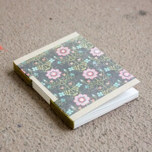 Handmade Journal: Hand Bound Journal/ Buttonhole Binding/ Mini Journal ...