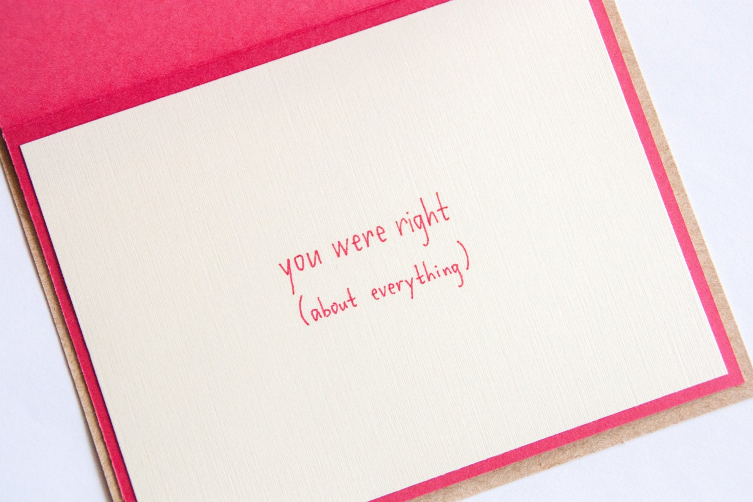 Laser Cut Card: Ready for It You Were Right About Everythingmother's ...