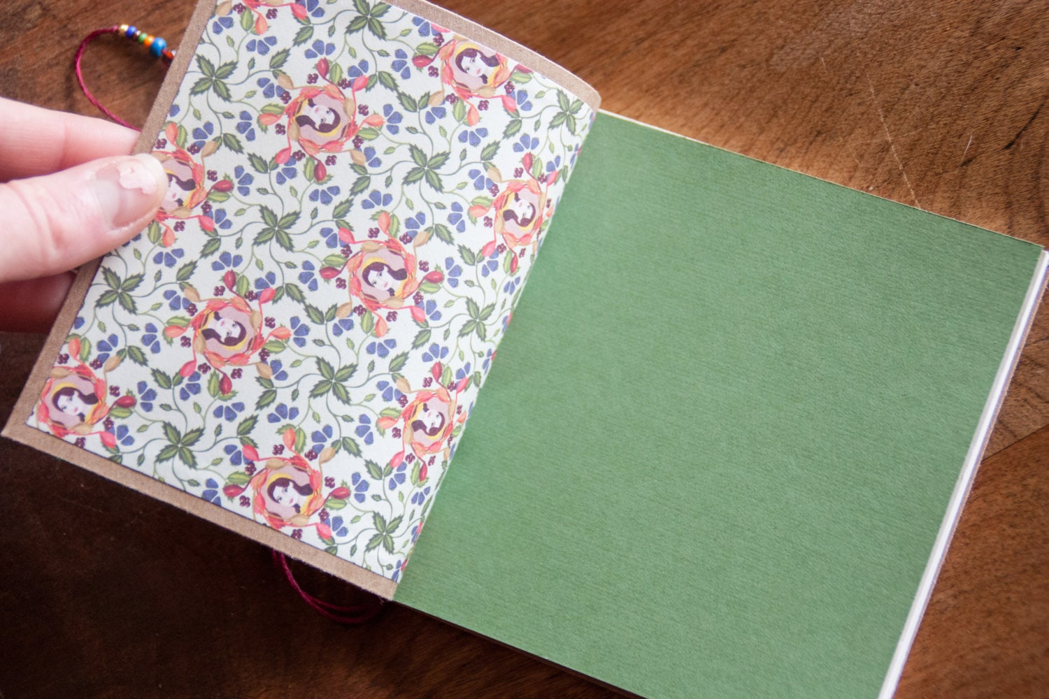 Mini Handmade Journal: Hand Bound Journal/ Stab Binding OOAK - Etsy