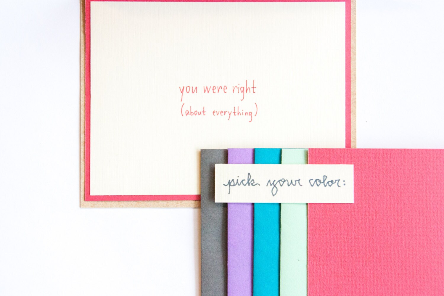 Laser Cut Card: Ready for It You Were Right About Everythingmother's ...