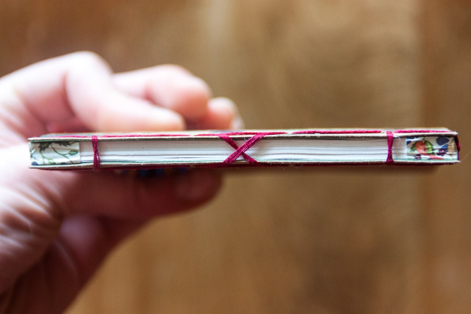Mini Handmade Journal: Hand Bound Journal/ Stab Binding OOAK - Etsy