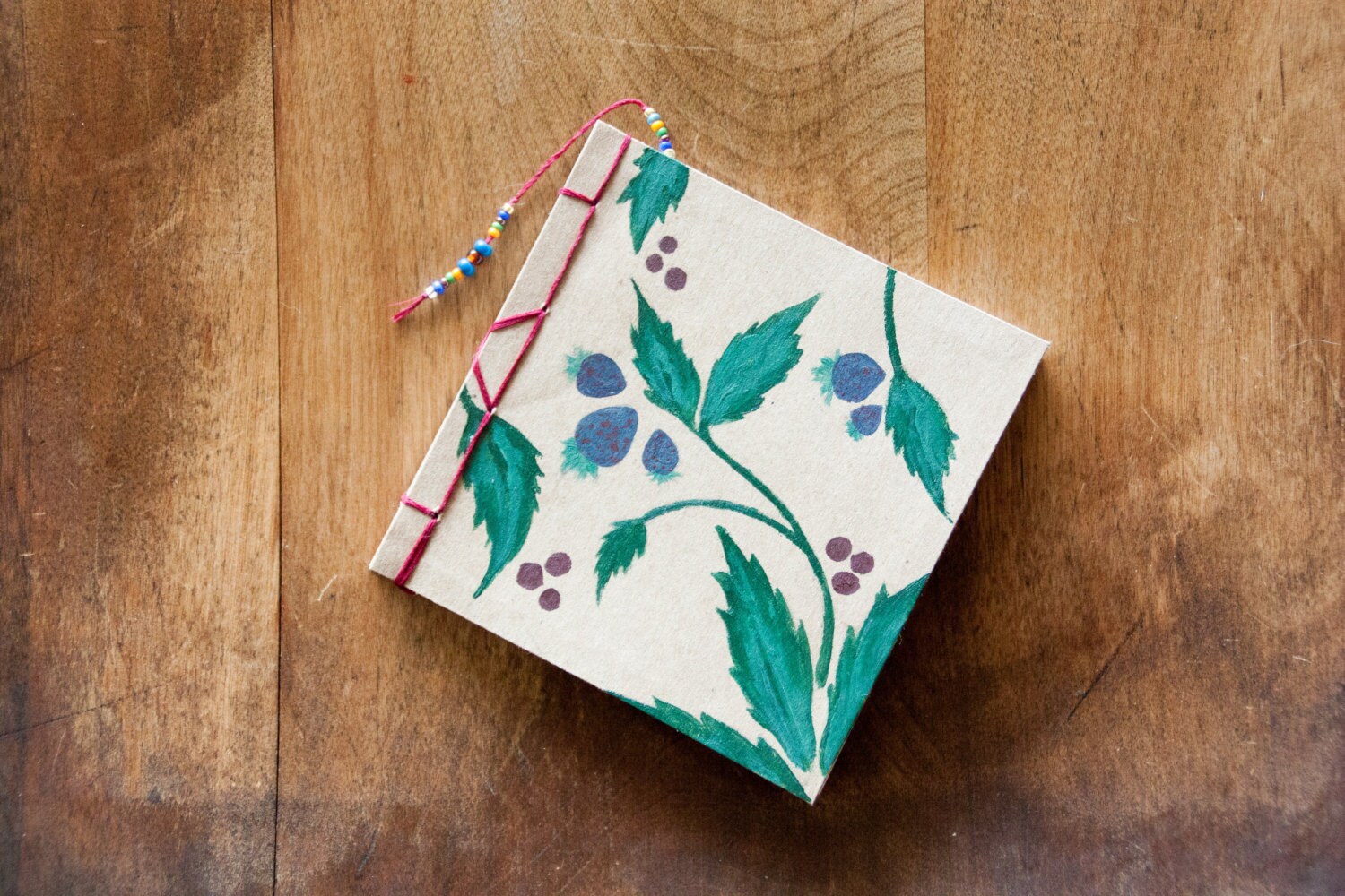 Mini Handmade Journal: Hand Bound Journal/ Stab Binding OOAK - Etsy