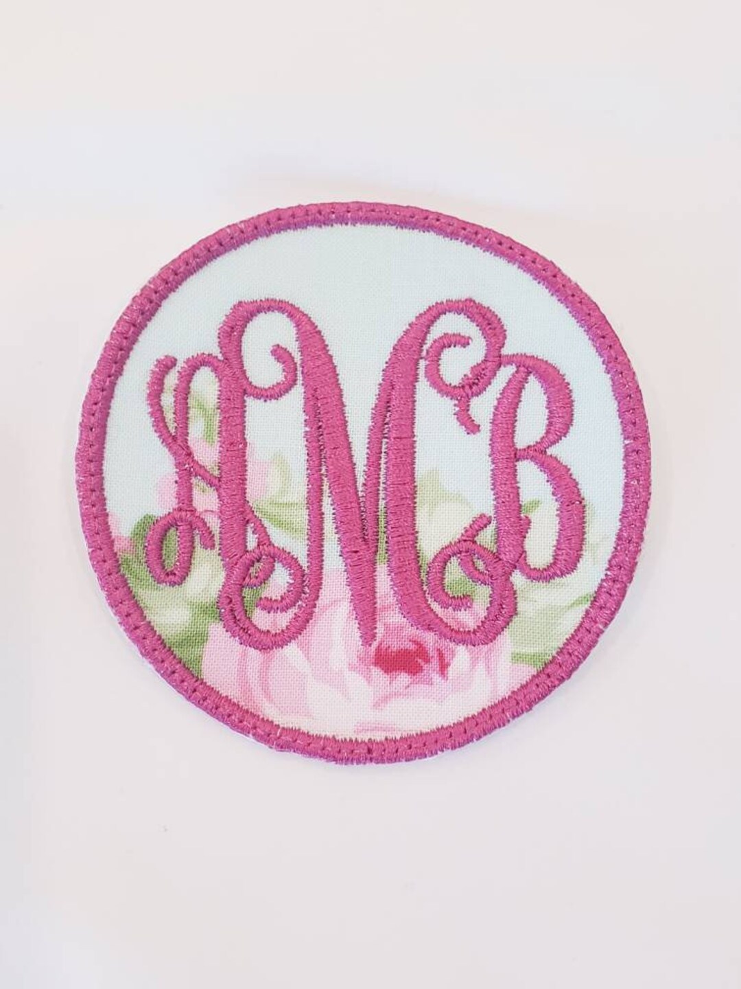 Monogrammed Patch, Mongram Iron On, Initial Patch, Personalized Patch ...