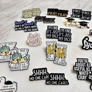 Idiot Repellent Spray Bottle, Enamel Pins, Sarcastic Sayings, Funny ...