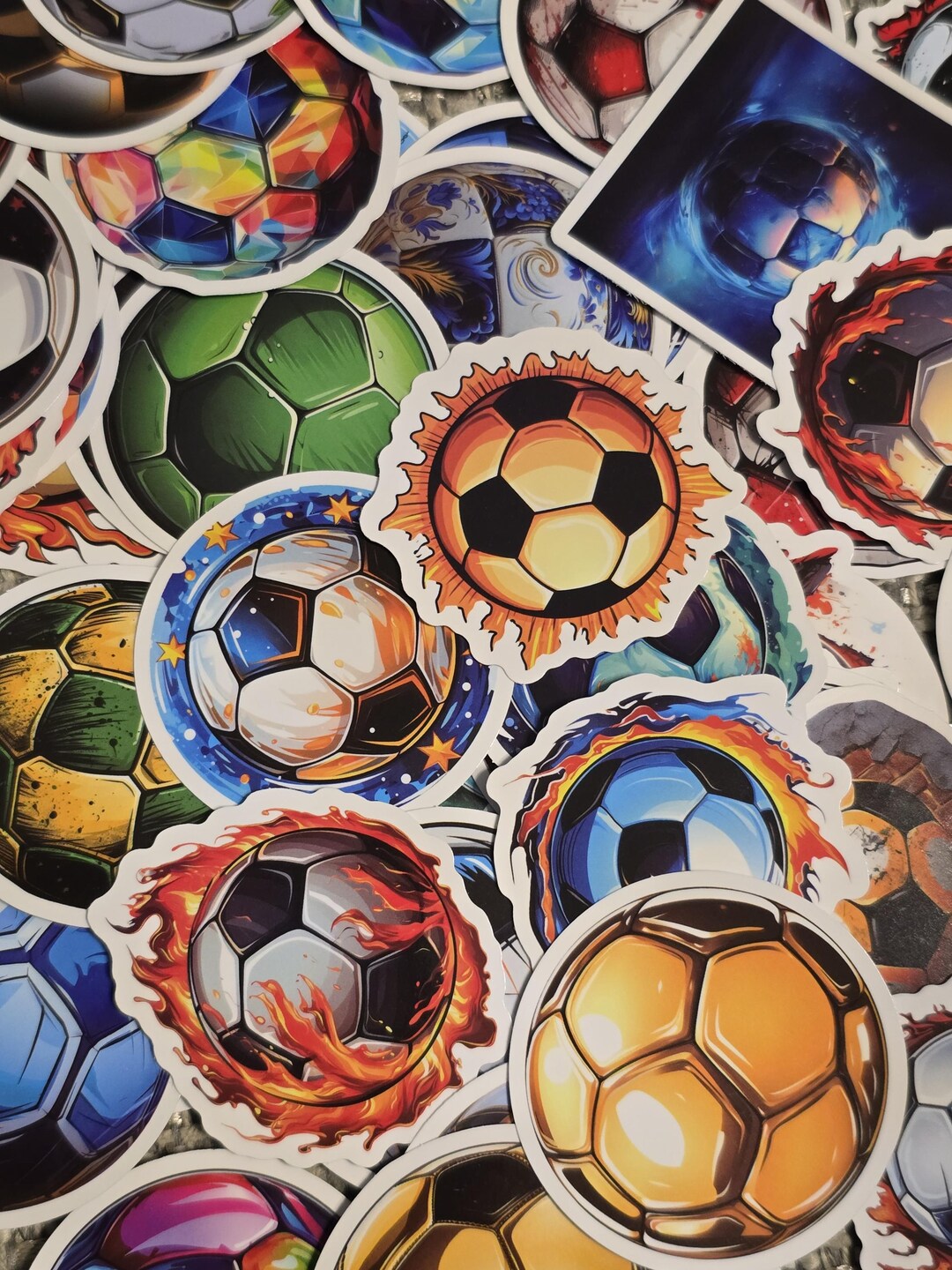Soccer Stickers, Waterproof, Football Decals, Laptop Decals, Water ...