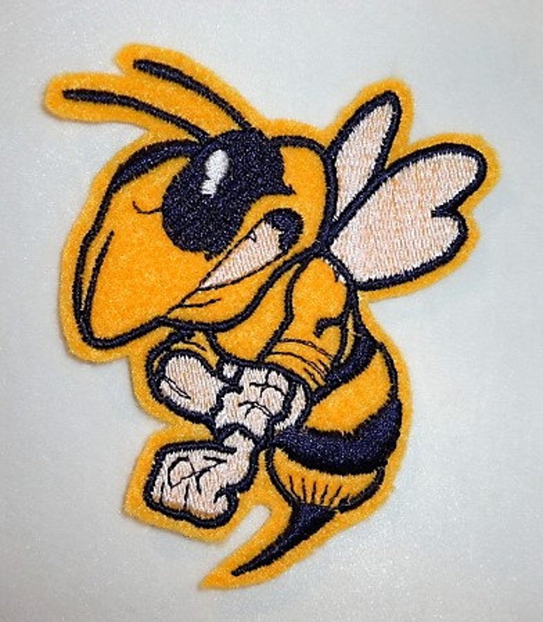 Hornet Patch, Yellow Jacket Patch, Hornet Iron On, Embroidered Felt ...