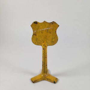 1930's Arcade Cast Iron Toy Road Sign Yellow US 30 - Etsy