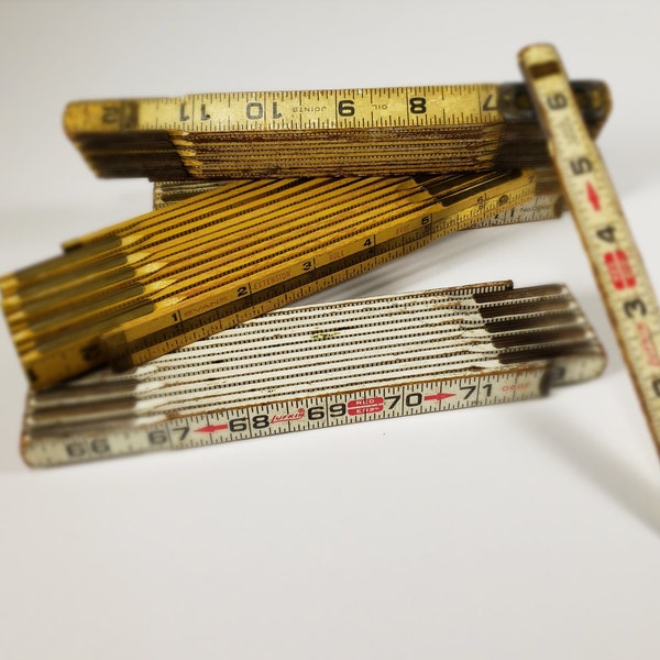 Folding Wood Ruler - Etsy