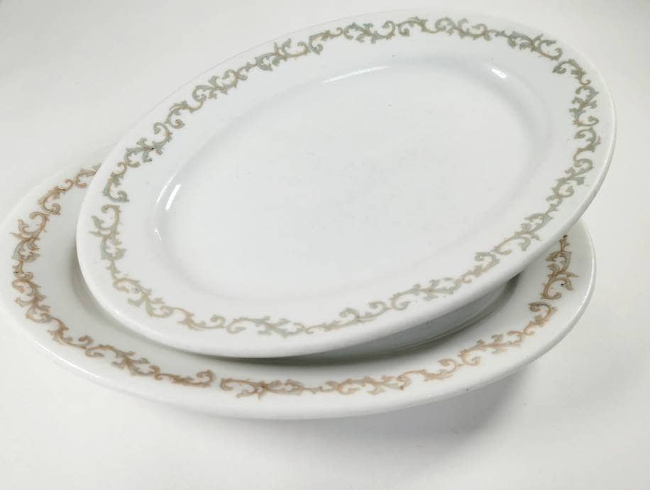 Lamberton China Oval Platter Dishes Set of 2 - Etsy