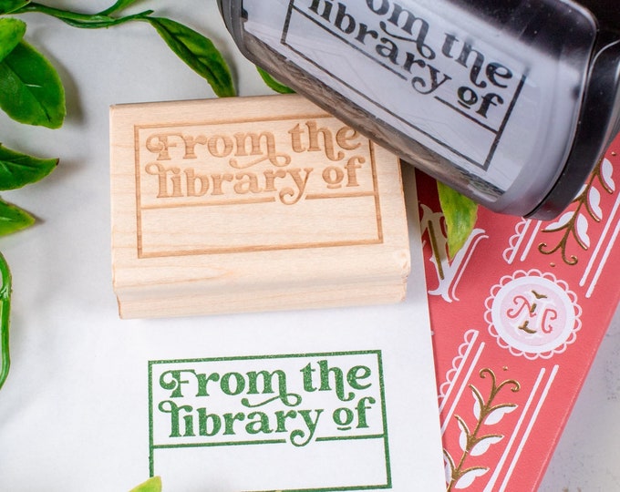 Bookworm Stamp Set - Mini Book Stamps - Etsy
