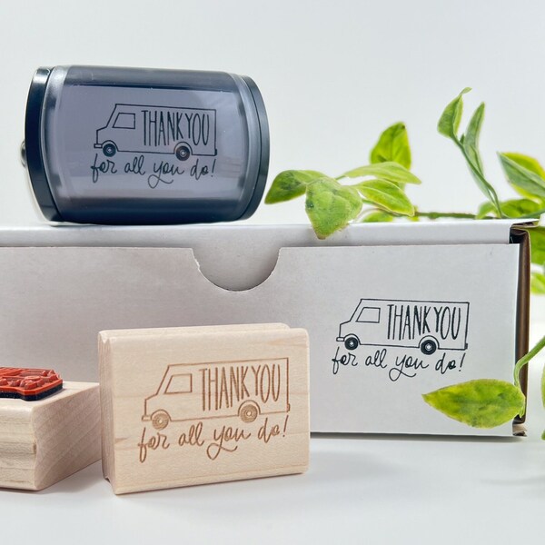 Postal Rubber Stamp - Etsy