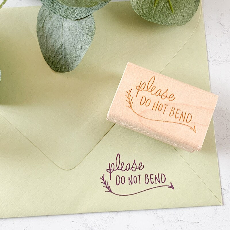 Please Do Not Bend Sticker - Etsy