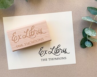 Ex Libris Stamp Custom Book Stamp Personalized Stamp - Etsy