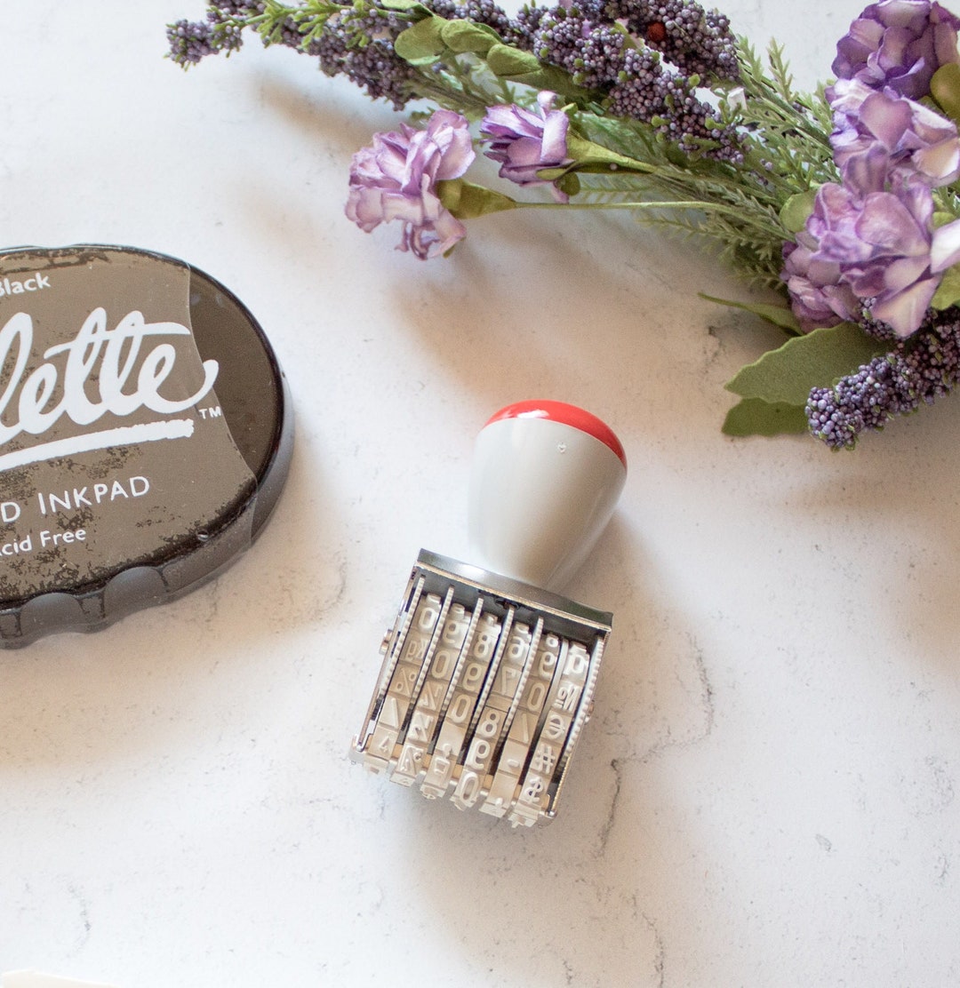 Dialable Number Stamp - Batch Numbering - Etsy