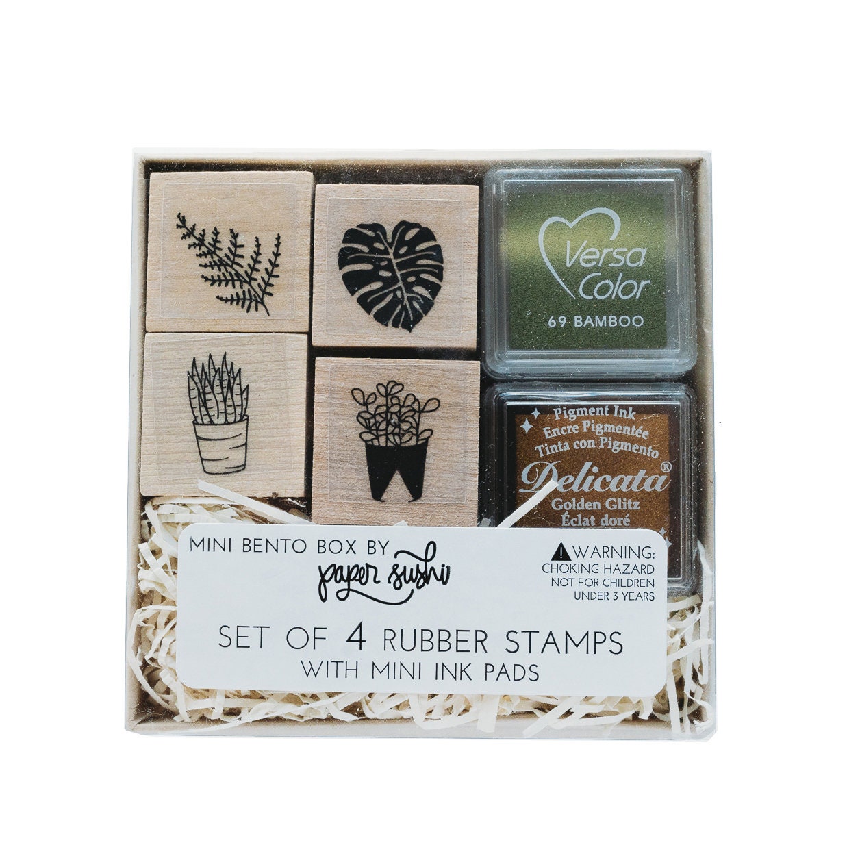 Plant Stamp Set - Mini Stamp Set - Plant Lady Stamps - Monstera Stamp ...