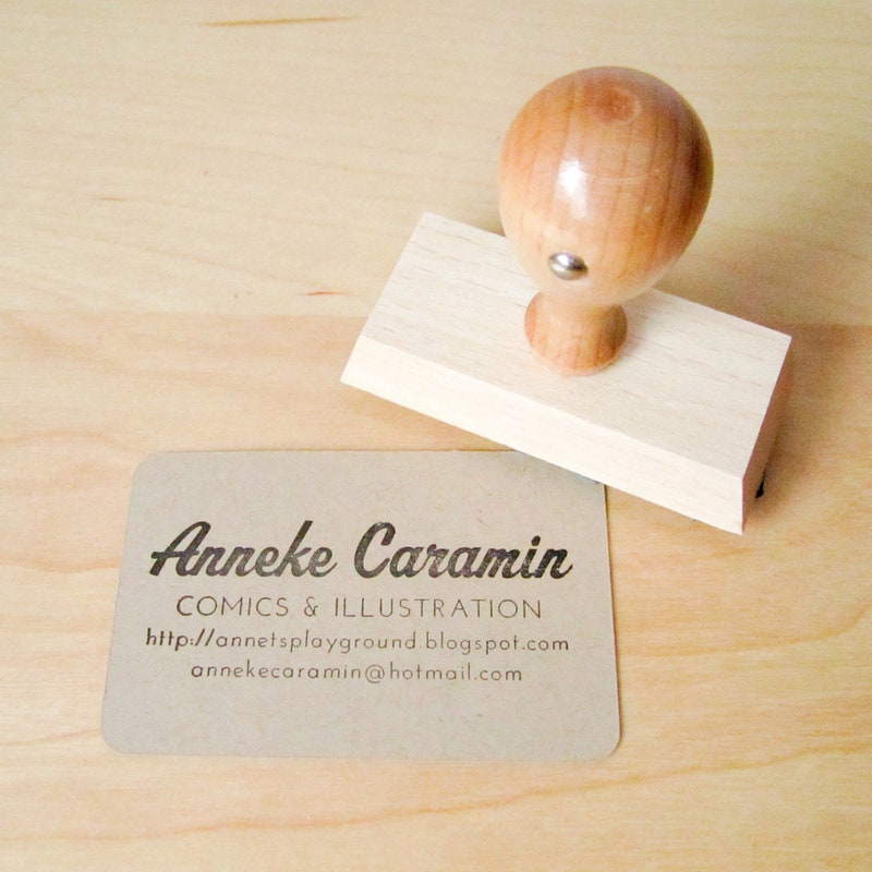 Custom Stamp Business Card - Etsy Custom Stamp Business Card - Etsy
