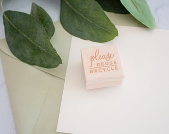 Recycle This Box Stamp, Recycle Stamp, Please Recycle Stamp, Recycled ...