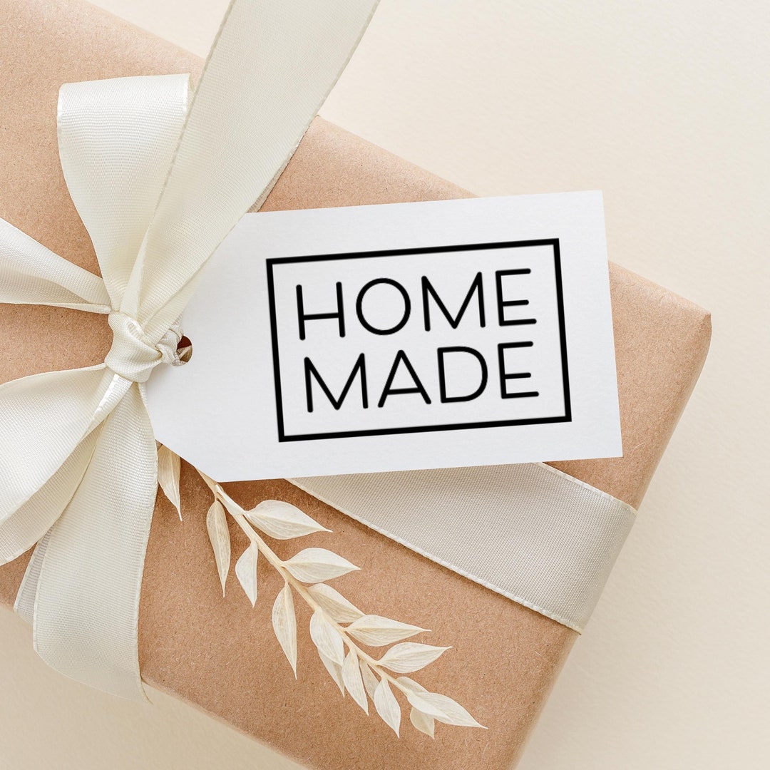 Minimalist Homemade Rubber Stamp - Home Made Stamp for Makers - Etsy