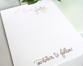 Put Me on Your Fridge Stamp Invitation to Follow Stamp | Etsy