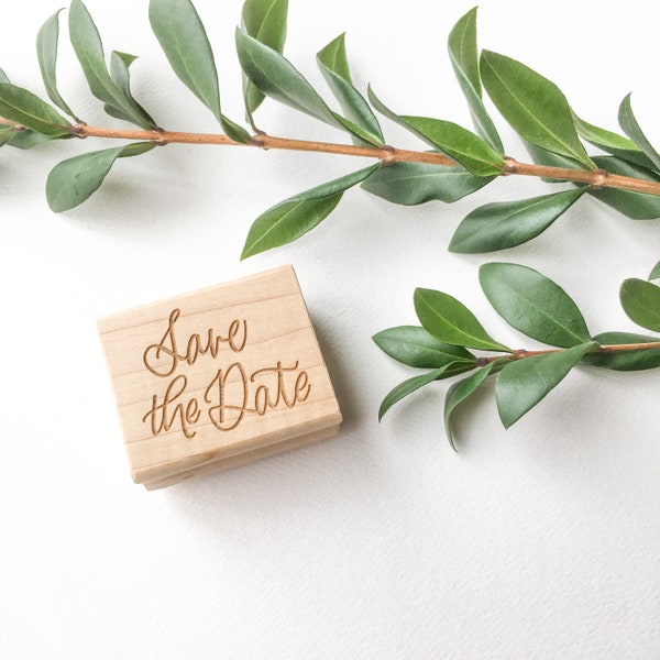Save the Date Stamp - Etsy