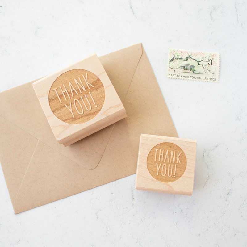 Thank You Stamp - Etsy
