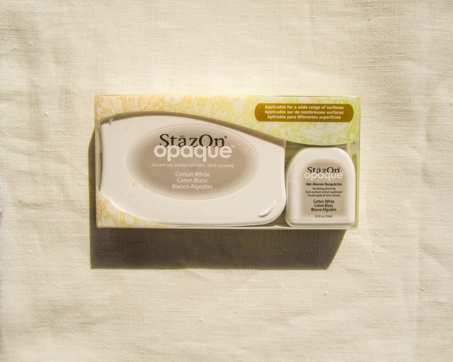 Tsukineko Stazon Ink Pad Solvent Stamp Pad in Black or White | Etsy