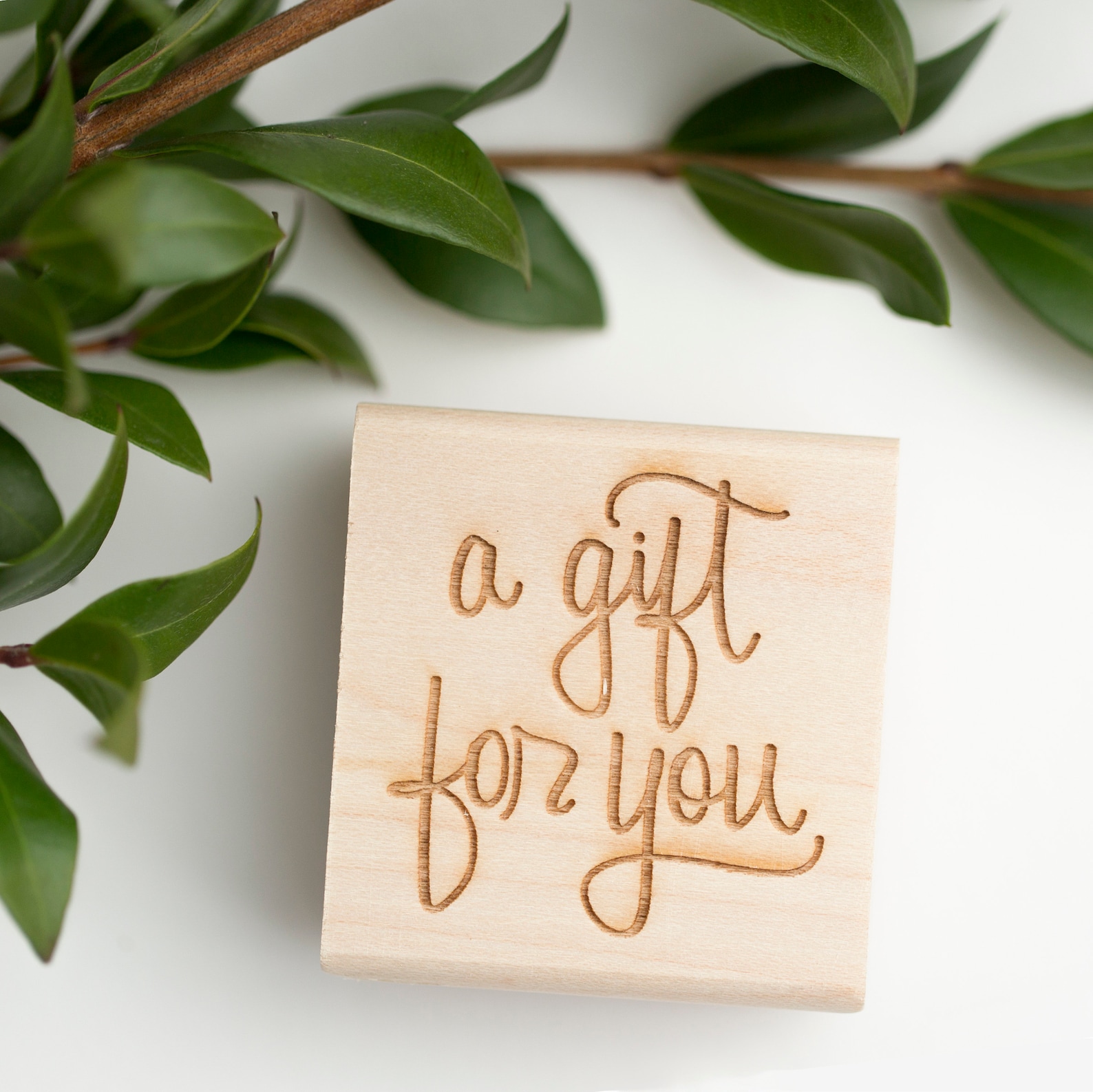 A Gift for You Rubber Stamp - Etsy