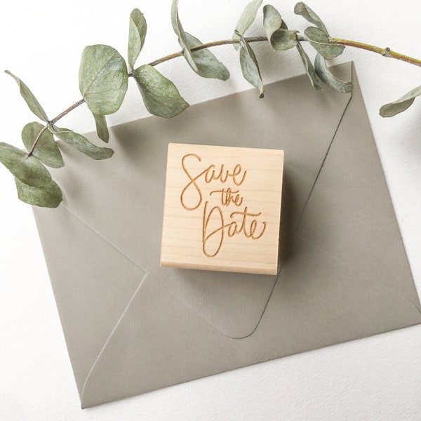 Save the Date Stamp - Etsy