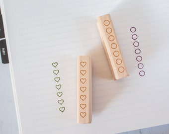 Check Box Stamp Checklist Stamp Dot Journal Stamp to Do - Etsy