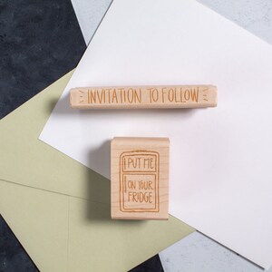 Put Me on Your Fridge Stamp Invitation to Follow Stamp Wedding Save the ...