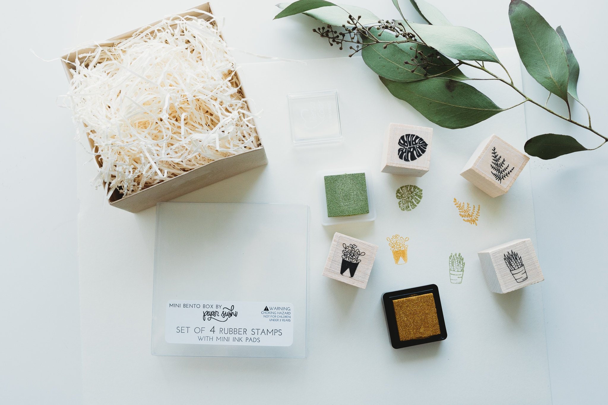 Plant Stamp Set - Mini Stamp Set - Plant Lady Stamps - Monstera Stamp ...