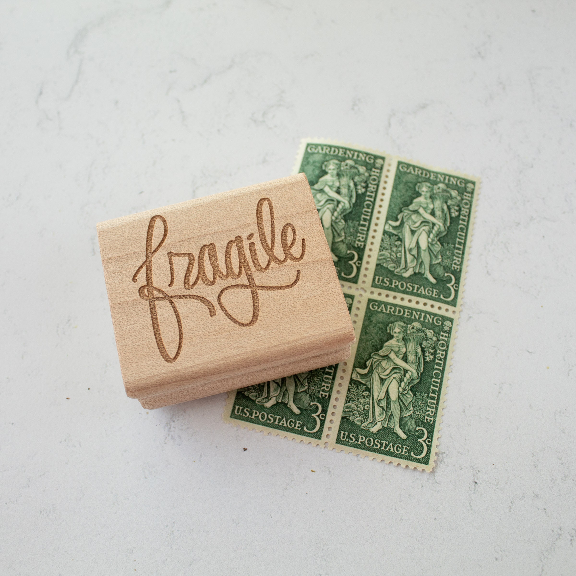 Fragile Rubber Stamp | Etsy